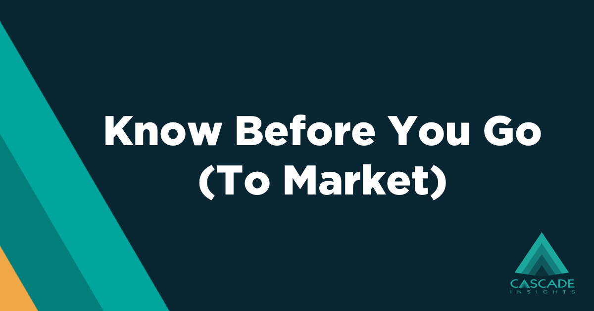 Key B2B Go-To-Market Research Questions | Cascade Insights®