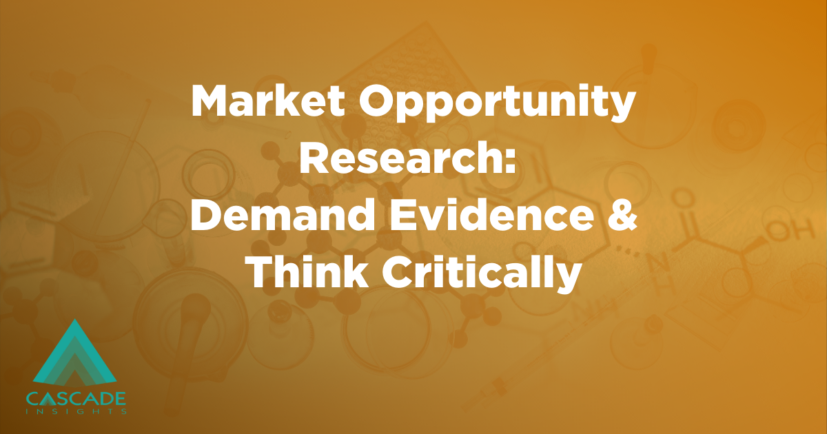 Market Opportunity Research: Demand Evidence and Think Critically